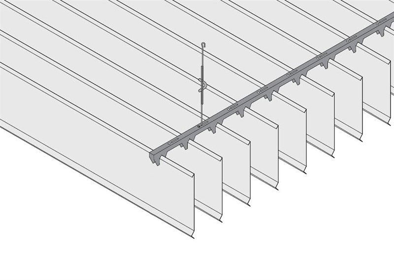 CBI Europe - metal ceilings, strips